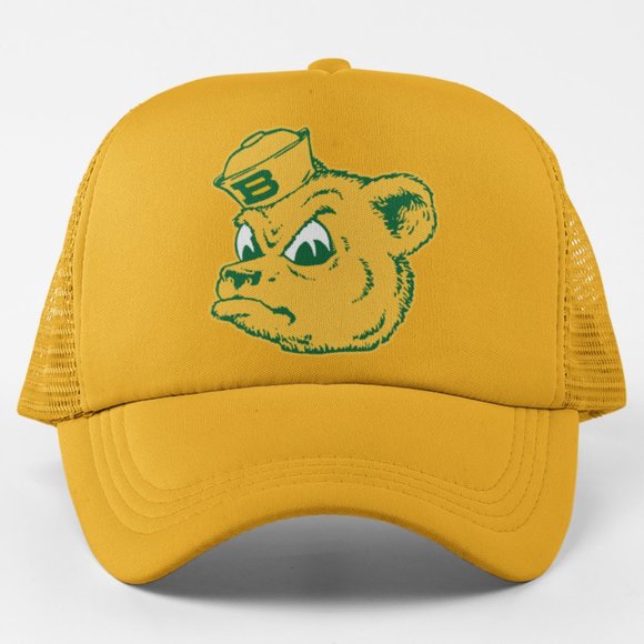 Accessories | New Baylor Bears 1948 Retro Logo Foam Trucker Mesh Snapback Hat Goldenrod | Poshmark